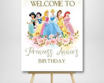 Birthday Princess Poster - Etsy