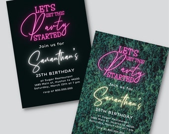 Lets Get This Party Started - Etsy