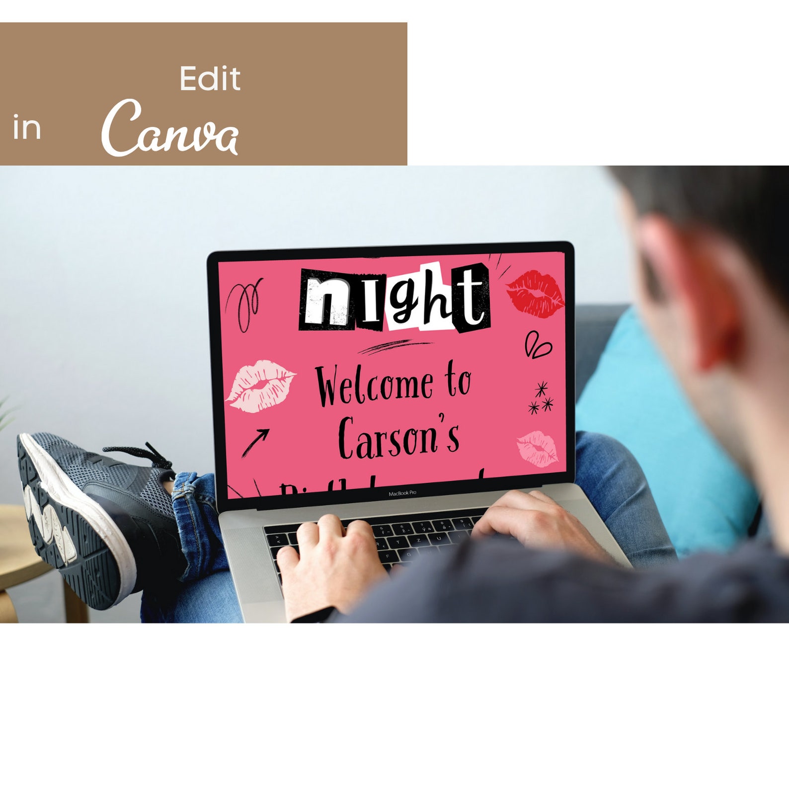 Editable Mean Girls Inspired Welcome Sign Birthday Template, Burn Book ...