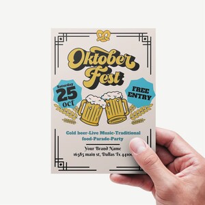 Oktoberfest Editable Flyer Editable Template, October Fest Event Flyer ...