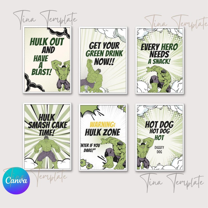 Hulk Poster - Etsy