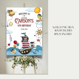 Editable and Printable Pirate Birthday Bundle Template, Pirate Party ...