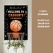 Editable and Printable Basketball Birthday Party Sign Template ...