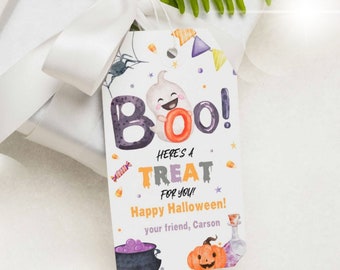 Halloween Gift Tags Boo-bbles of Fun Kids Friend Classroom - Etsy