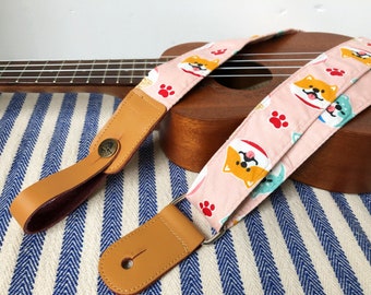 Pink Ukulele Strap - Etsy