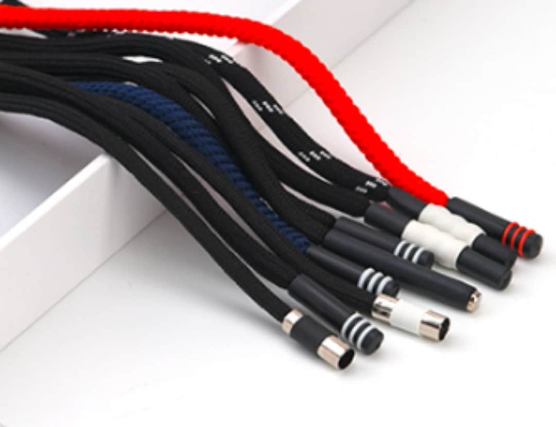 Black Round 5mm Hoodie Drawstrings, Polyester 140 Cm Length Colored ...