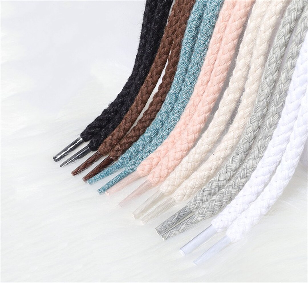 Thick Rope Cotton Strings Shoelace Solid Color Air Jordan AF1 - Etsy