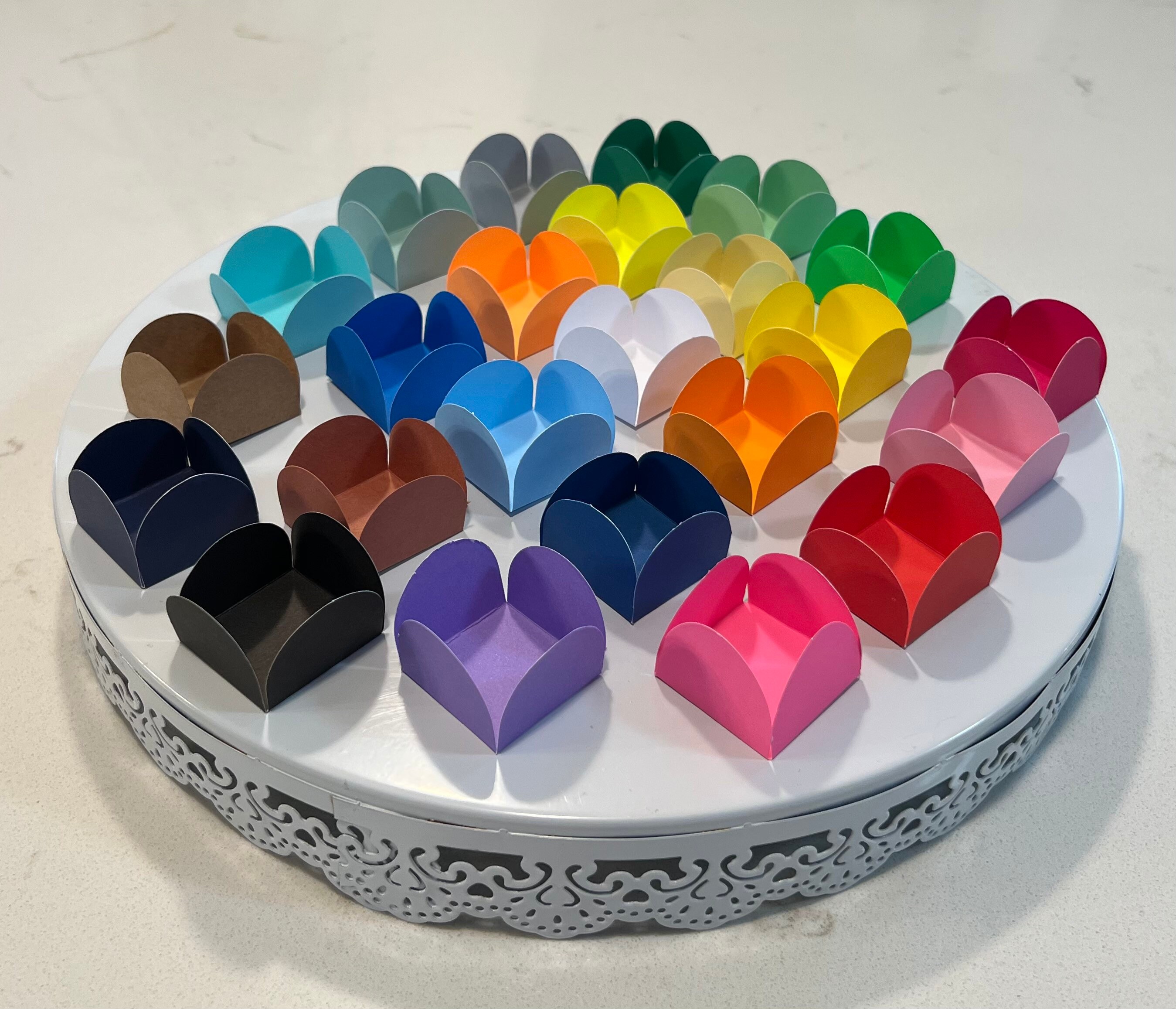 Truffle Holder Bundle Open Candy Box Candy Holder Treat Box Forminhas ...