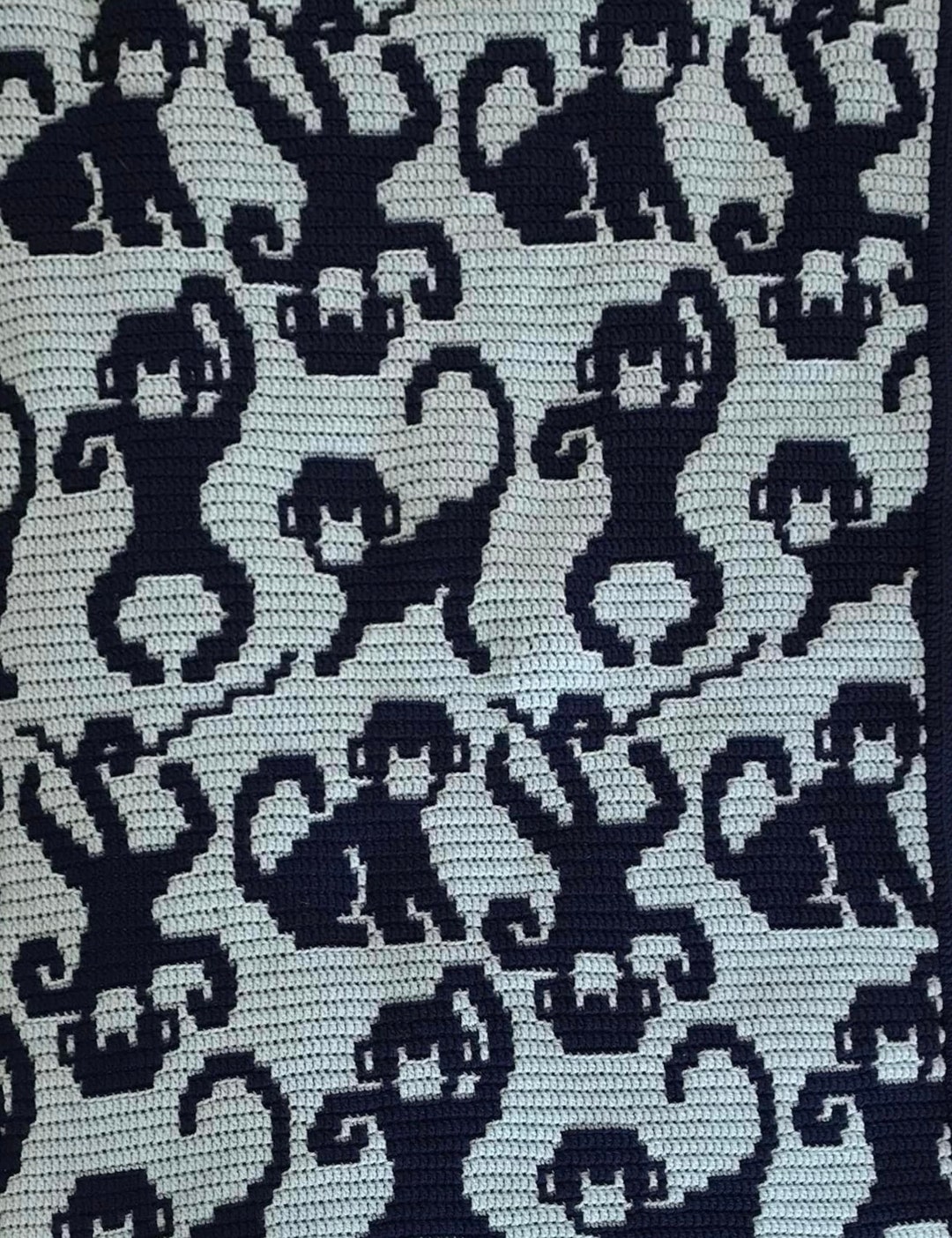 Monkey Business - Overlay Mosaic Crochet - Pattern Only - Etsy