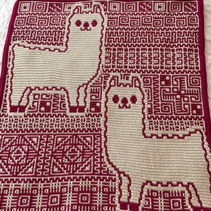 Spitting Image - Overlay Mosaic Crochet - Pattern Only - Llamas - Etsy