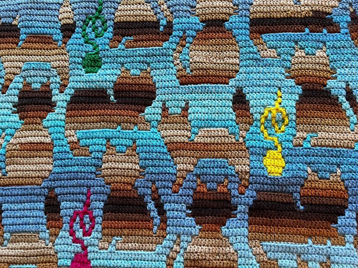 Cozy Cats - Overlay Mosaic - Pattern Only! - Etsy