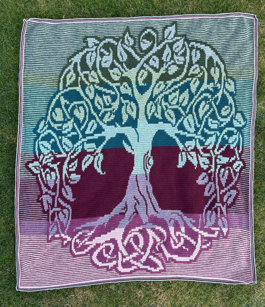 Tree of Life Overlay Mosaic Crochet Pattern - Etsy