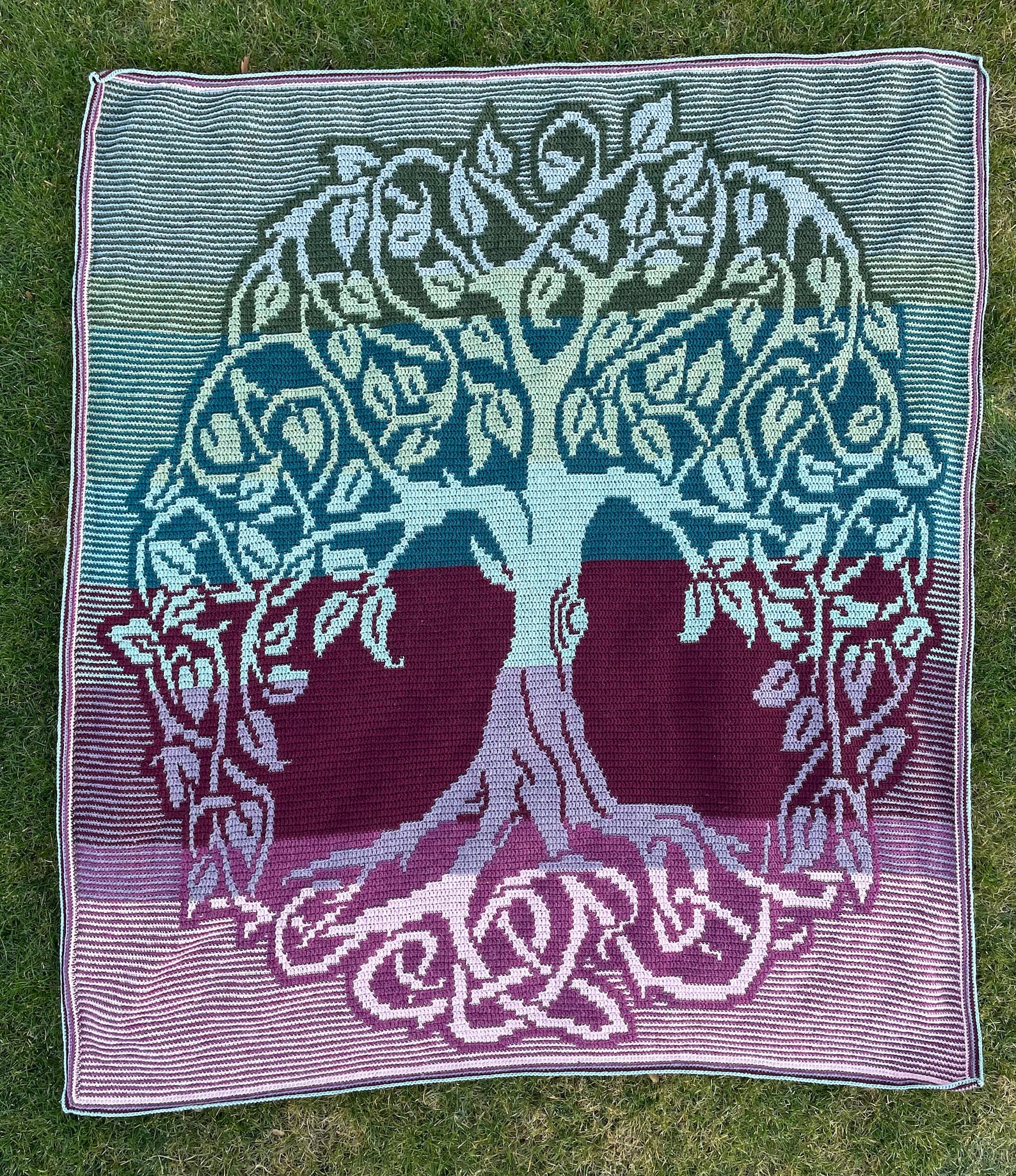 Tree of Life Overlay Mosaic Crochet Pattern - Etsy
