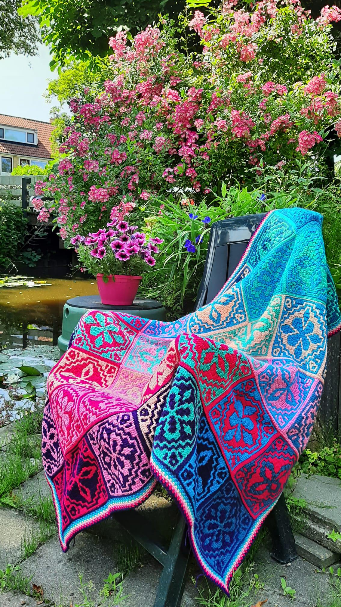 Burst of Joy - Overlay Mosaic Crochet Pattern - Etsy