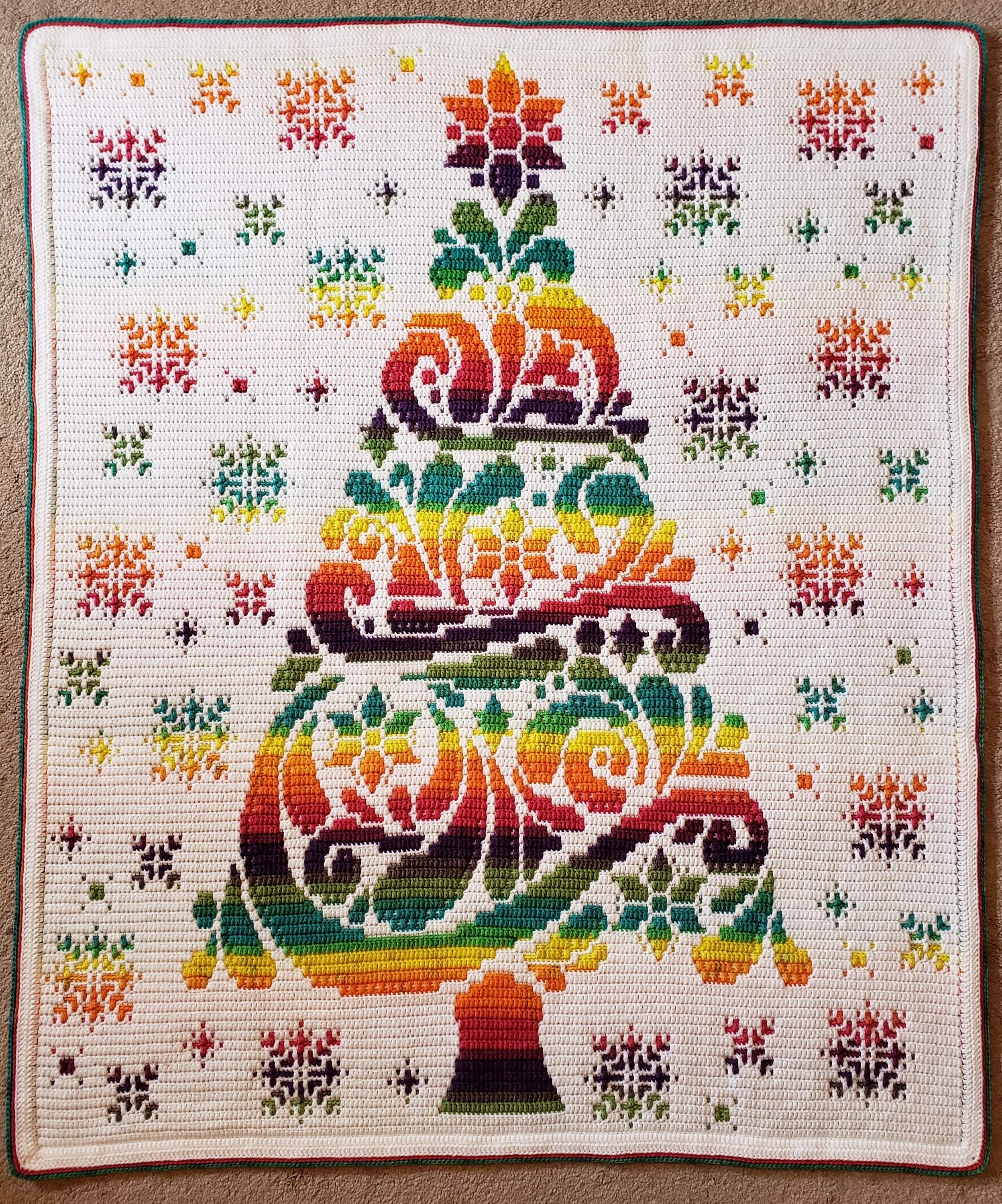 In the Spirit Of... - Overlay Mosaic Christmas Tree - Etsy