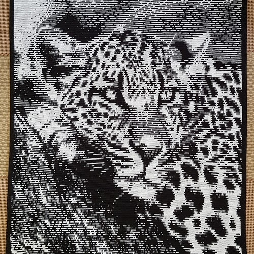 Spotted Overlay Mosaic Crochet Leopard Pattern Only - Etsy