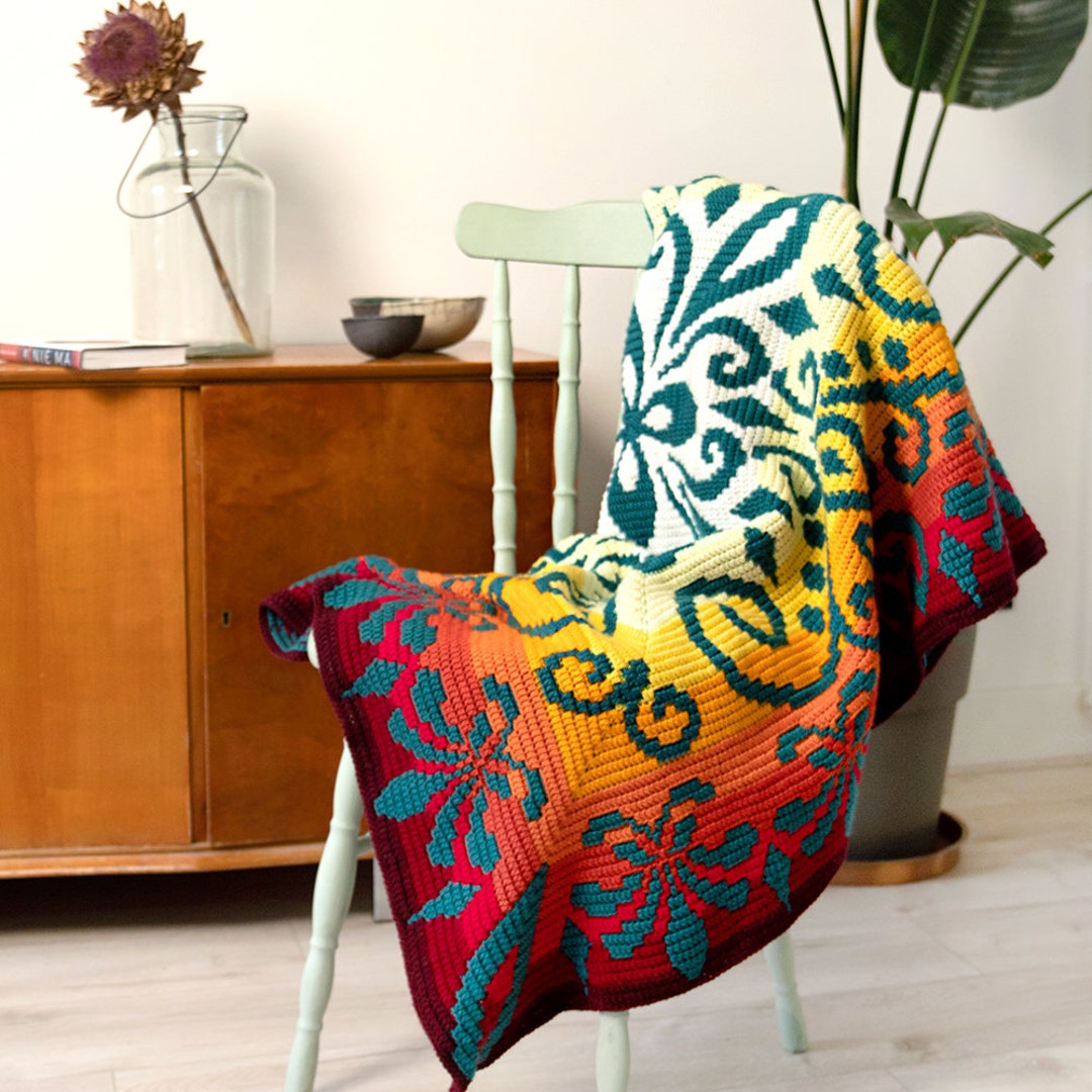 Fleur - Overlay Mosaic Crochet - Pattern Only - Etsy