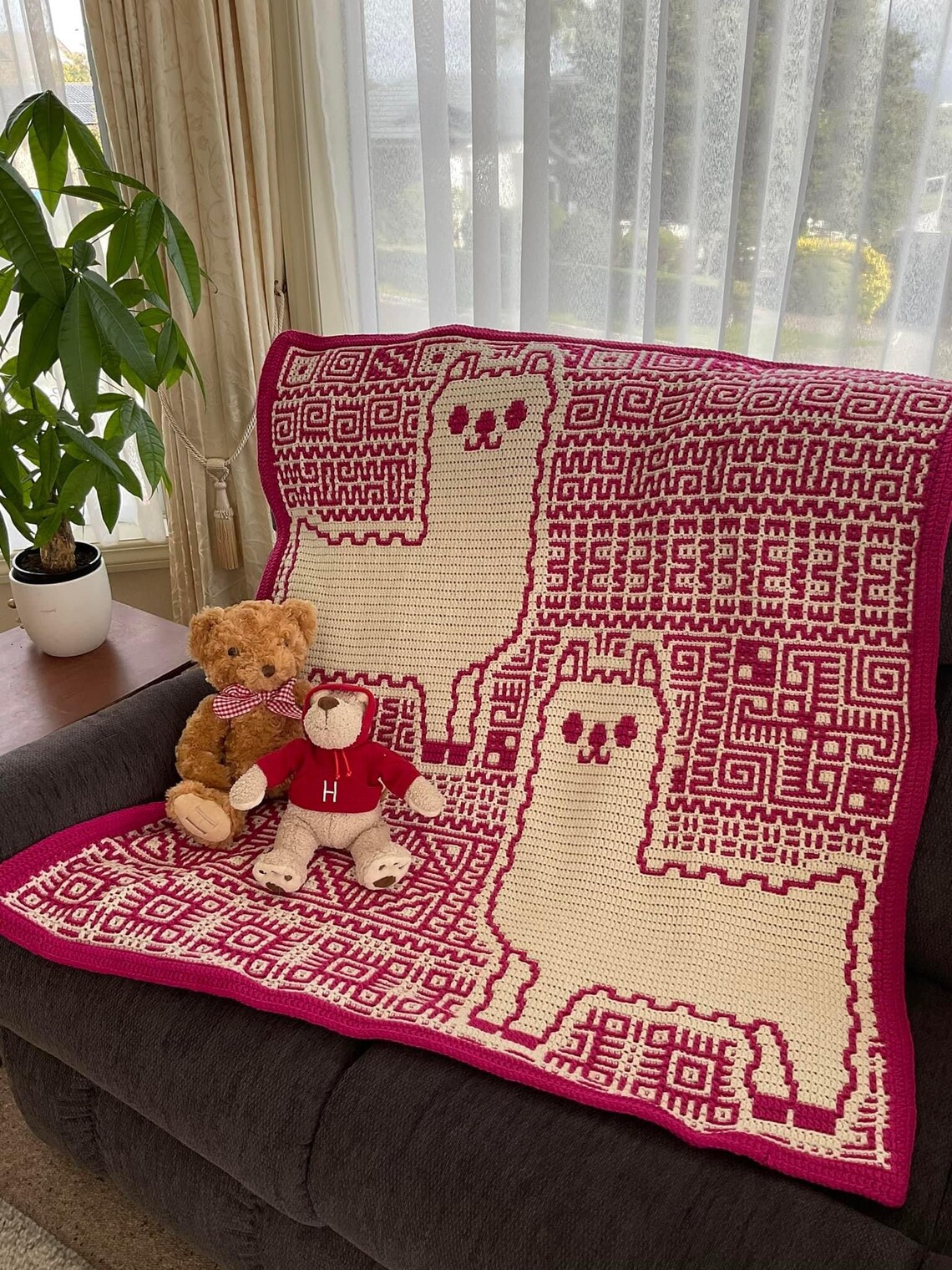 Spitting Image - Overlay Mosaic Crochet - Pattern Only - Llamas - Etsy