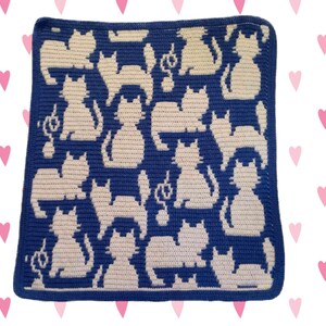 Cozy Cats - Overlay Mosaic - Pattern Only! - Etsy