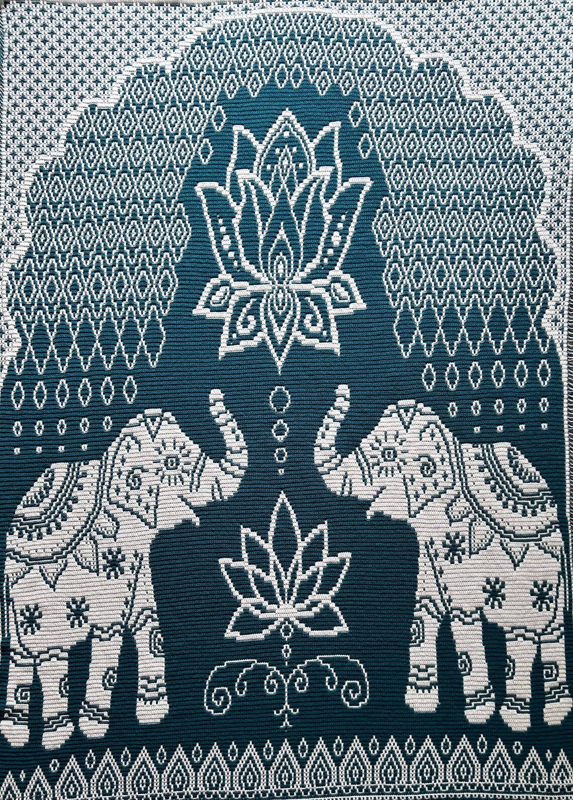 Inspiring India - Overlay Mosaic Crochet Elephant Pattern - Etsy