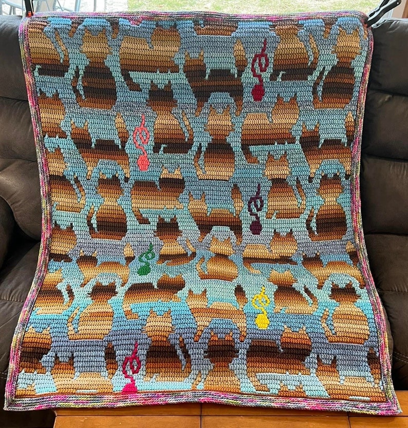 Cozy Cats Overlay Mosaic Pattern Only - Etsy