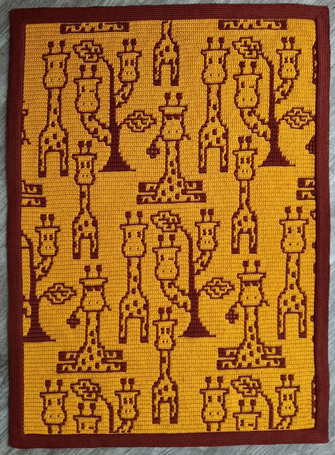 High and Mighty - Overlay Mosaic Giraffes - Pattern Only - Etsy