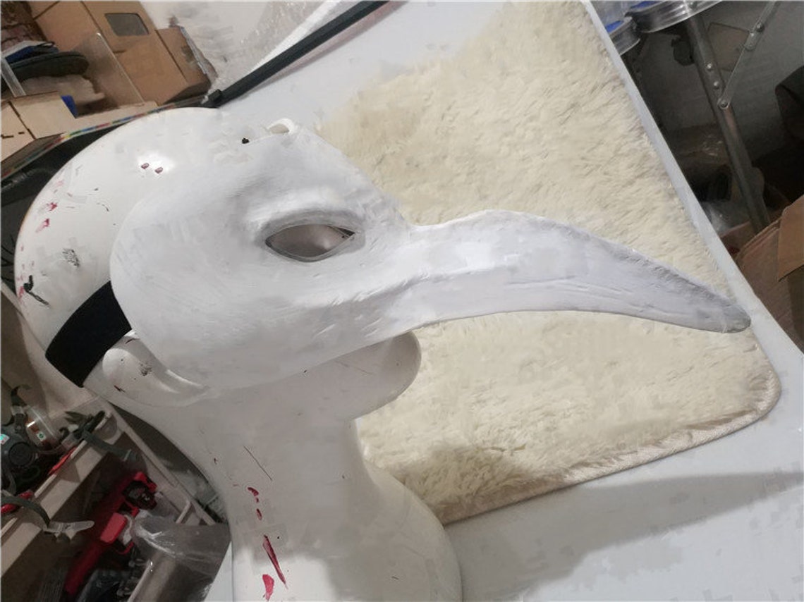 SCP 049 Mask Half Face Plague Mask Plague Mask Gamer Gift - Etsy