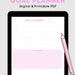 Goal Planner Printable 1 Page Digital Smart Goal Planning Template ...