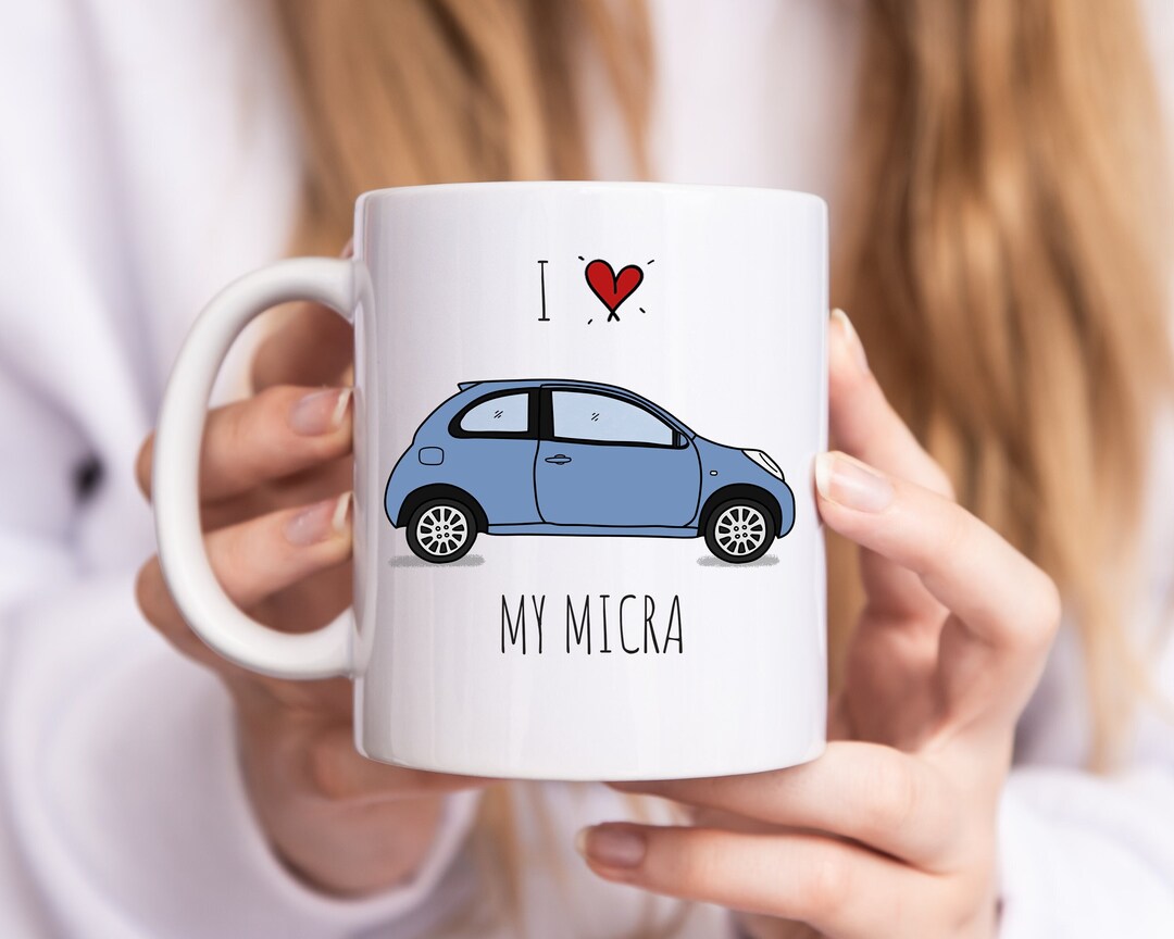 Nissan Micra Personalised Mug | Nissan Micra Car Accessory | Car ...