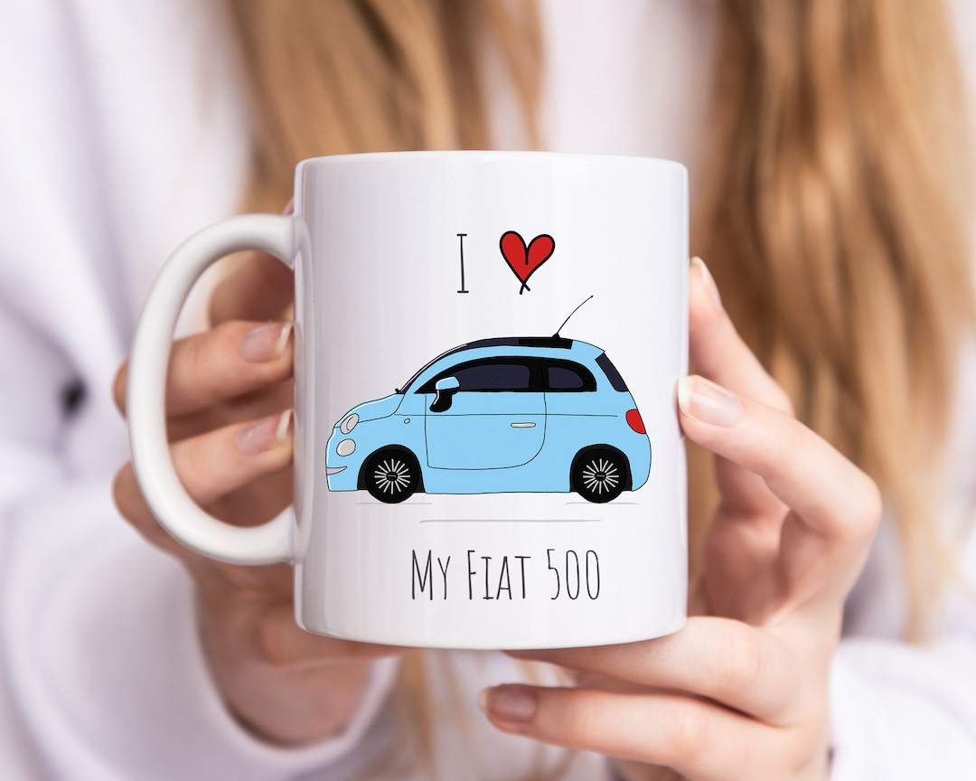 Personalised Fiat 500 Mug: Car Fanatic Gift - Etsy UK