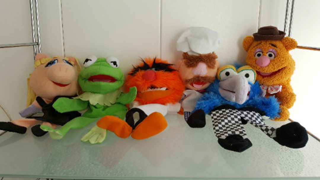 Vintage Muppets Hand Puppets Miss Piggy Gonzo Fozzie - Etsy