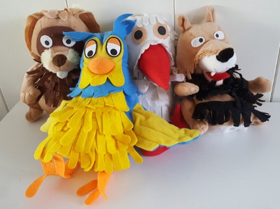 Toys & Games Fabeltjeskrant hand puppet puppet puppet vintage hand ...