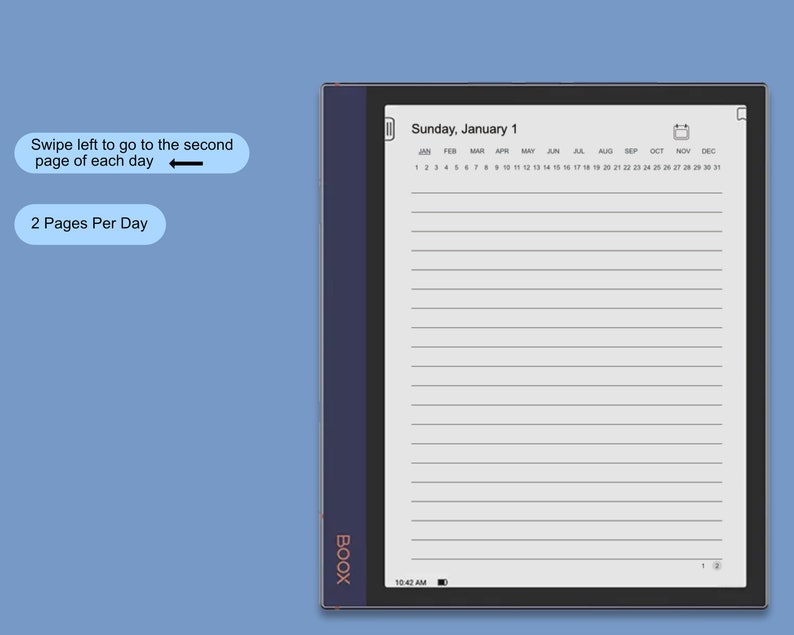 BOOX Note Air Templates Daily Journal 2023 Hyperlinked PDF Etsy BOOX Note Air Templates Daily Journal 2023 Hyperlinked PDF Etsy