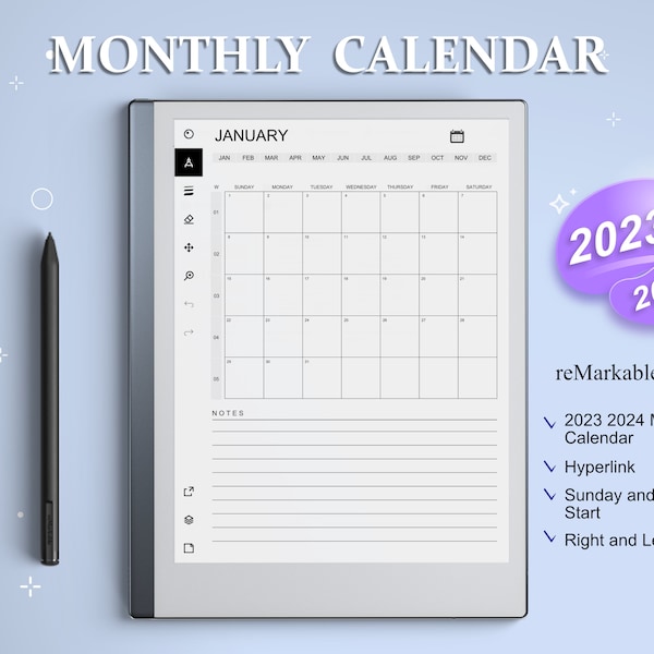 REMARKABLE 2 PLANNER - Etsy