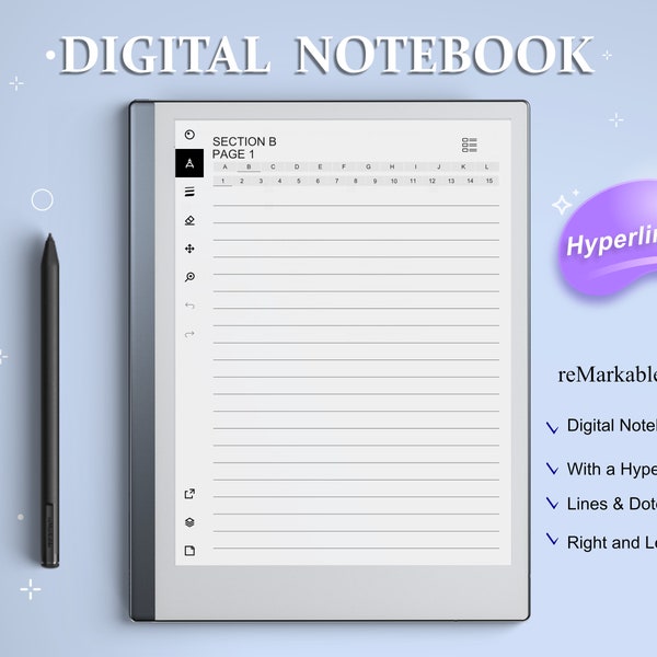 Remarkable 2 Study Template - Etsy UK