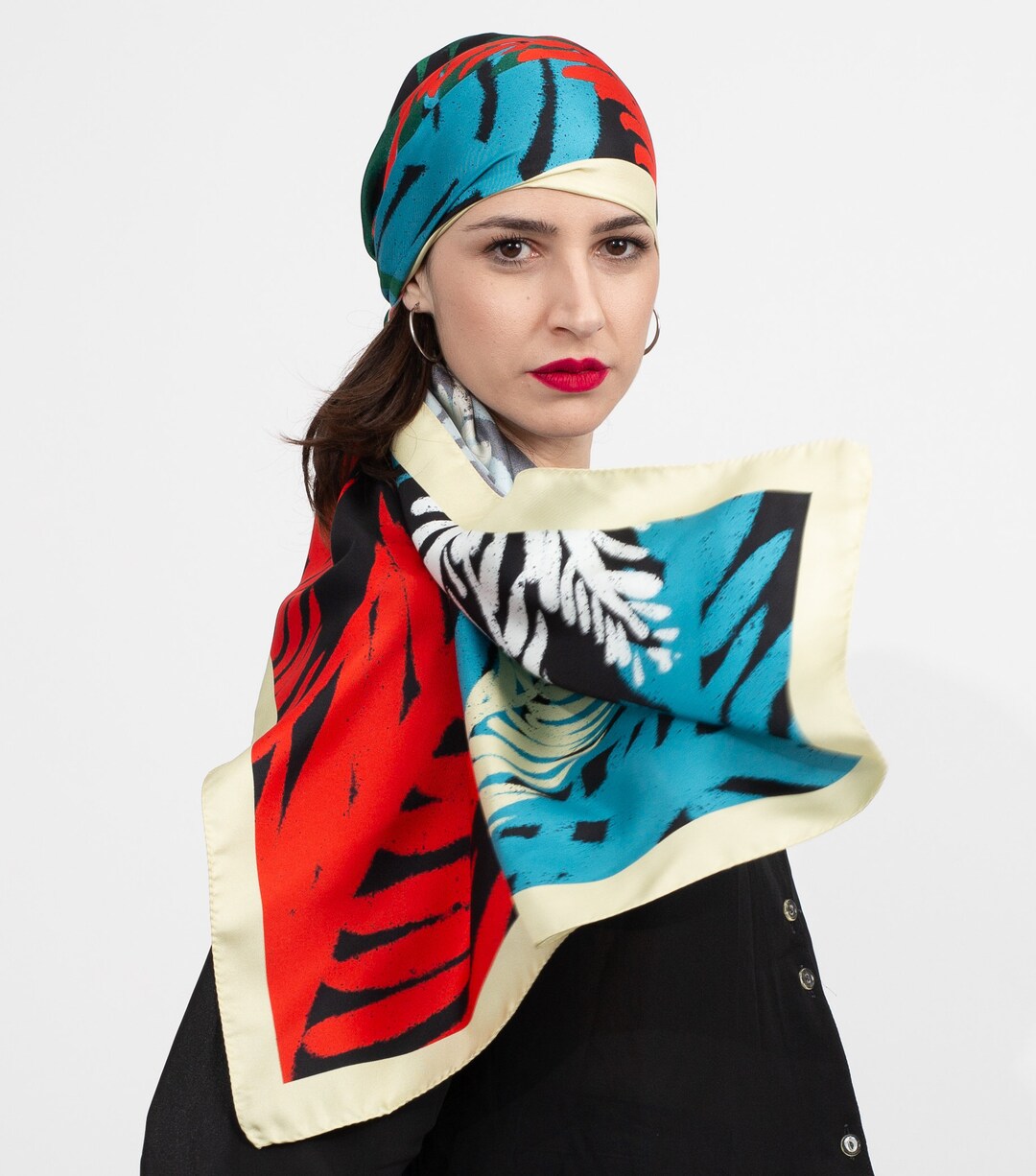 Unique Shawl, Natural Silk, Wearable Art Handmade, Greece Gift, Greek ...