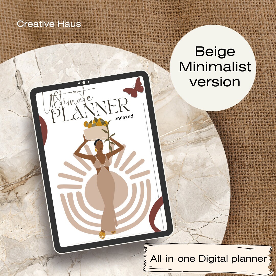 Aesthetic Minimalist Planne R |digits Planners| .digital Planner ...