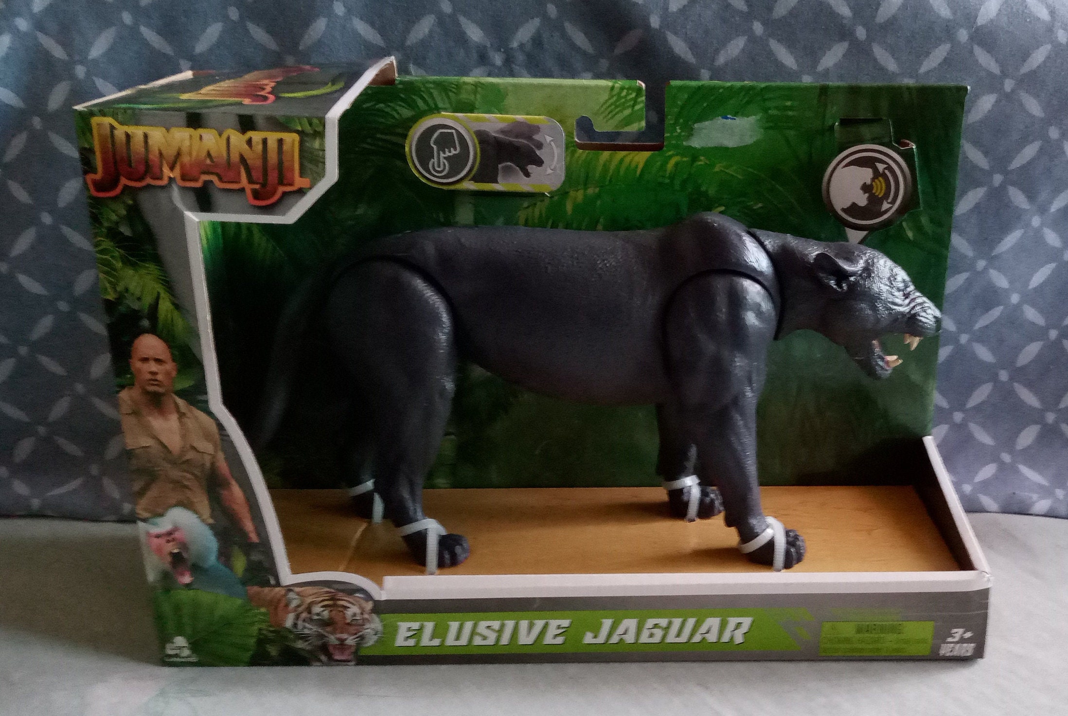 Jumanji Ferocious Tiger, Jumanji Silent Attack Elusive Jaguar, Jungle ...