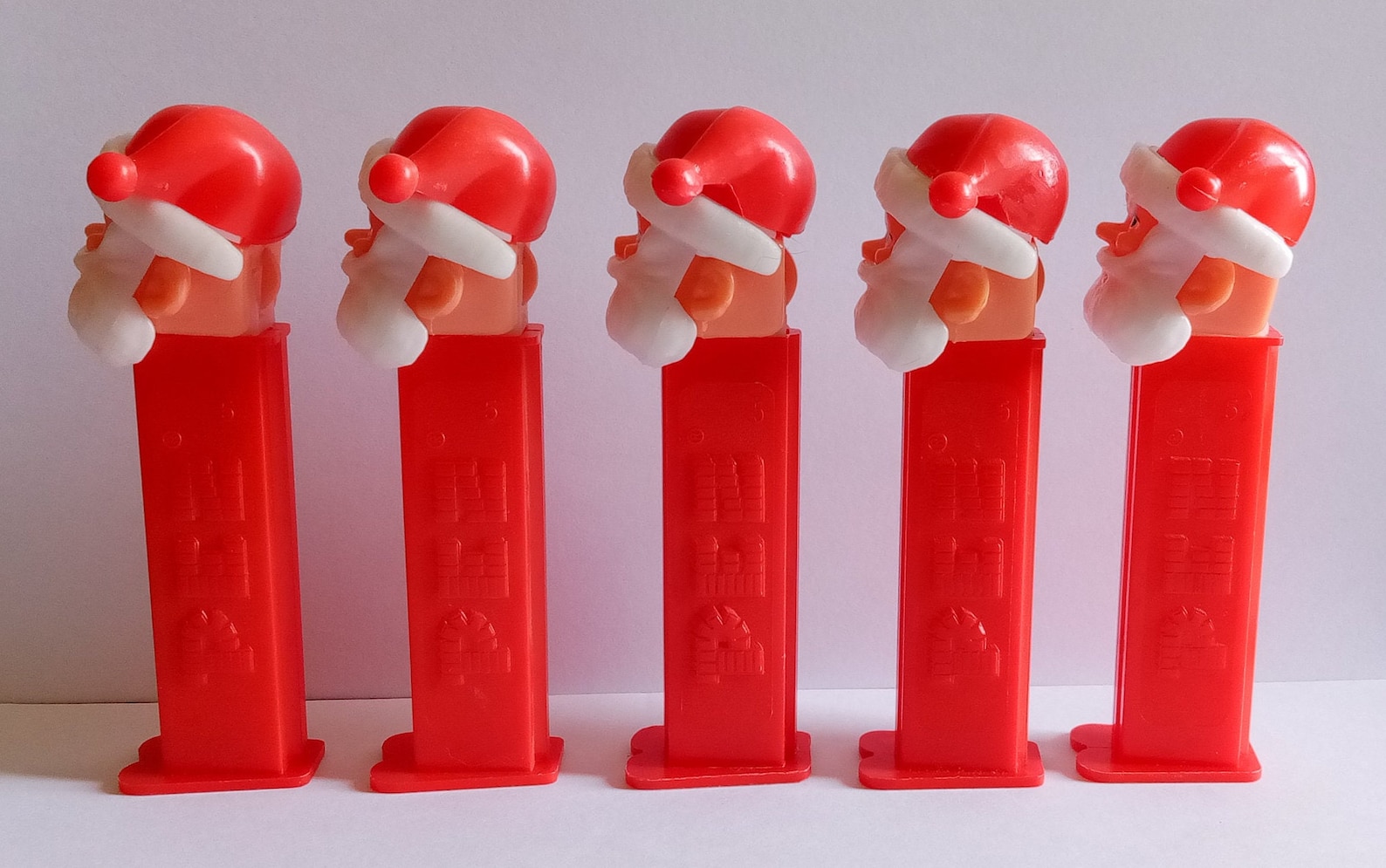 8 Santa Claus Pez Dispensers Pez Candy Red Pez Dispensers 3 - Etsy