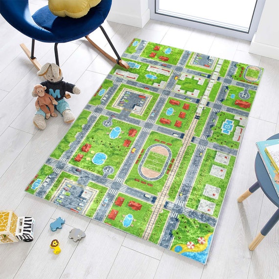 Toys & Games Toys Car Play Mat: CampingTown Connectable 36x29 Unique ...