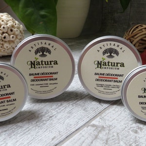 Natural & Vegan Deodorant Bar or Balm | Solid Deodorant Bar | Plastic ...