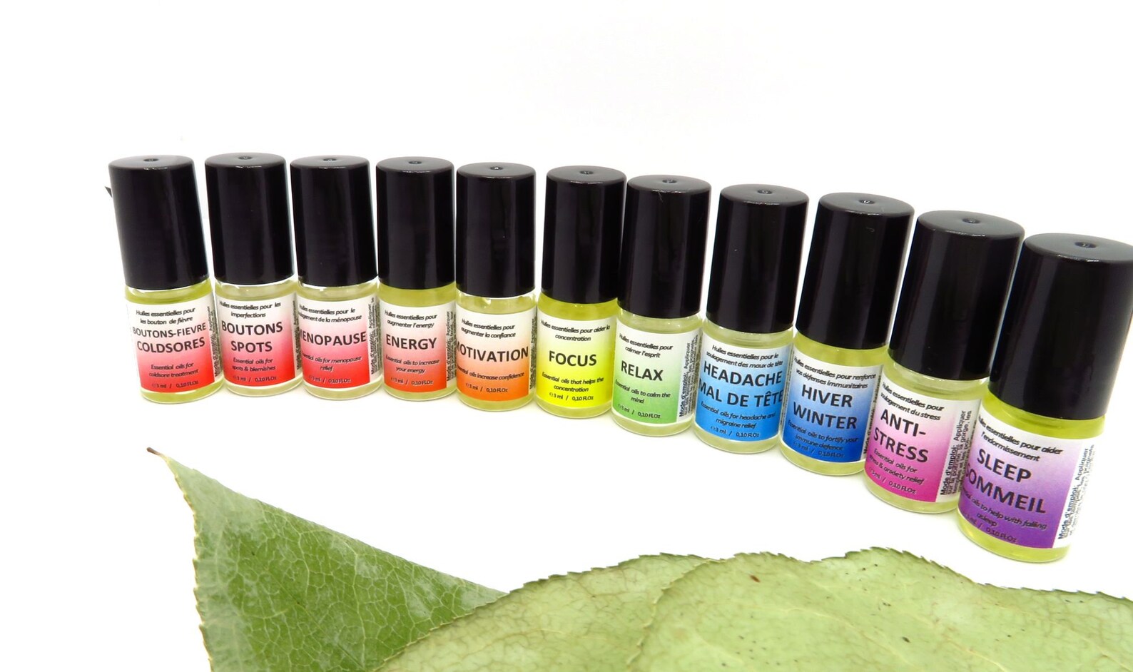 Roll on Essential Oil Blends Roller Ball Aromatherapy Oils - Etsy