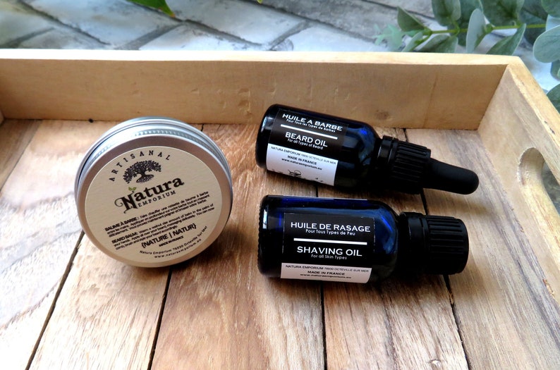 Vegan Beard Oil and Beard Balm Set | Natural Beard Conditioner | Beard ...
