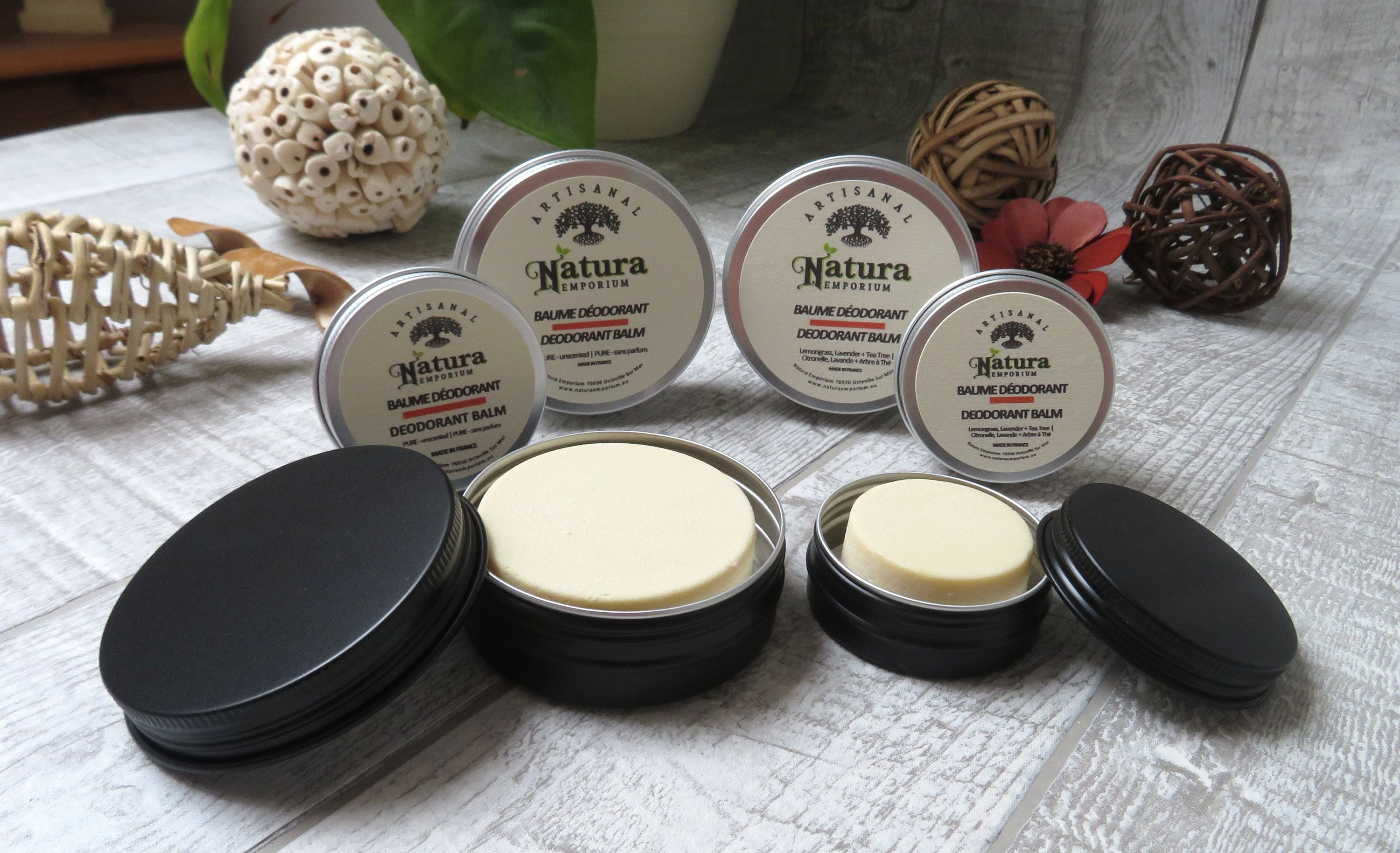 Natural & Vegan Deodorant Bar or Balm | Solid Deodorant Bar | Plastic ...