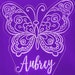 Butterfly Led Night Light, Personalized 16 Colors, Remote Control and ...