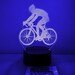 Bicycle Racer Night Light, 16 Colors With Remote Control, Made in the ...