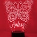 Butterfly Led Night Light, Personalized 16 Colors, Remote Control and ...