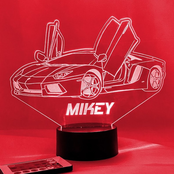 Race Car Night Light - Etsy