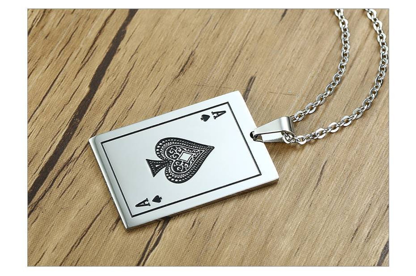 Gold Ace of Spades Chain Black Chain Chains Mens Chain - Etsy