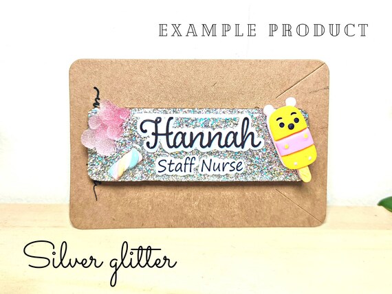 Personalised Custom Name Badge Name Tag Monogram Gift | Etsy